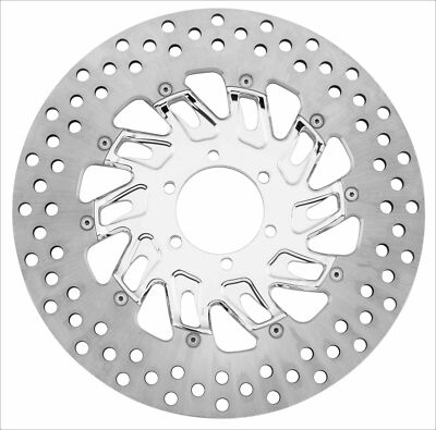 Performance Machine PM Supra 11.8 Right Front Brake Rotor Harley Chrome ...
