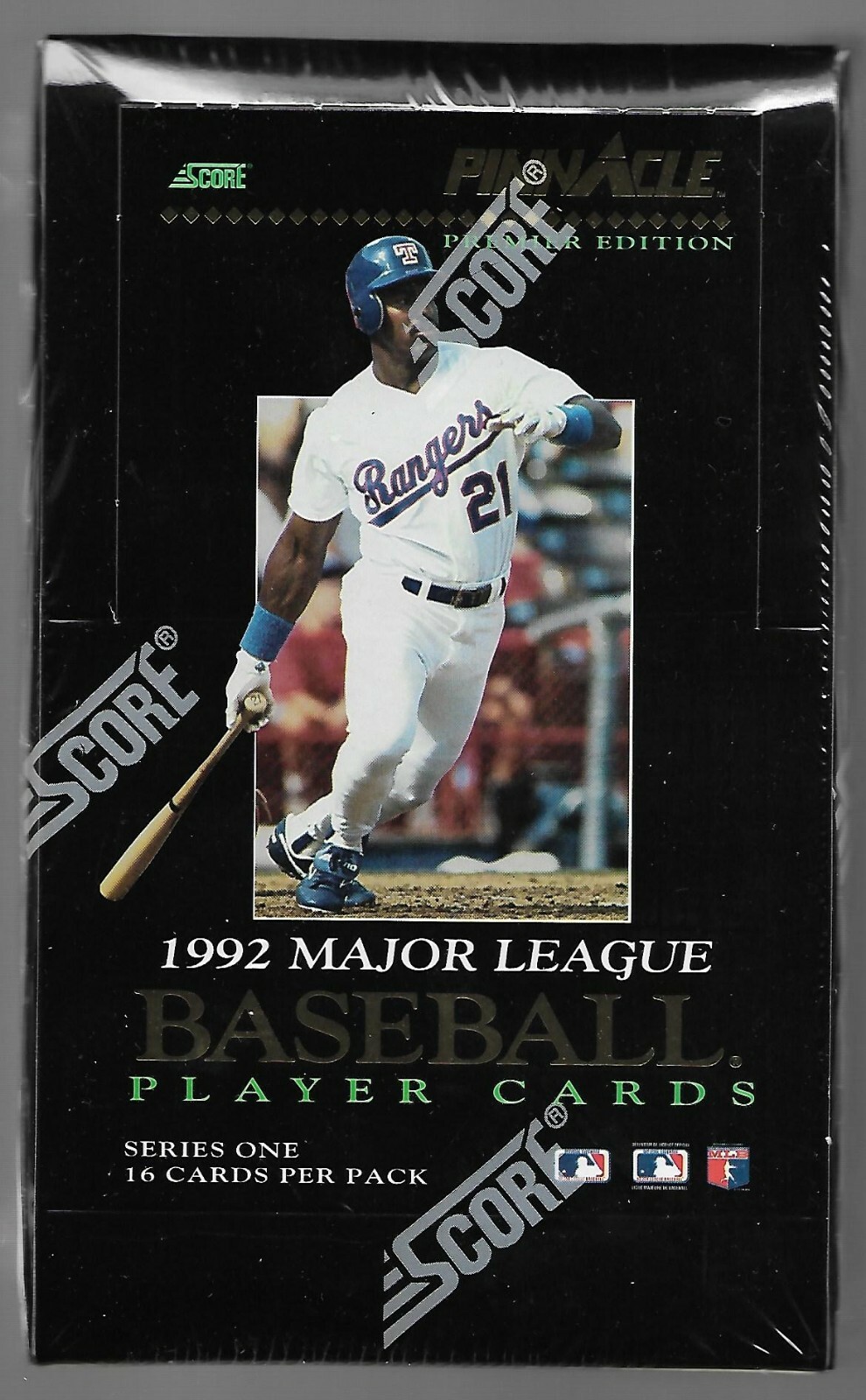 1992 SCORE Pinnacle BOX, Series 1, Factory Sealed Premier Edition ...