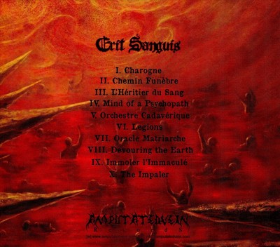 ERIT SANGUIS [8/9] NEW CD 888140000971| eBay