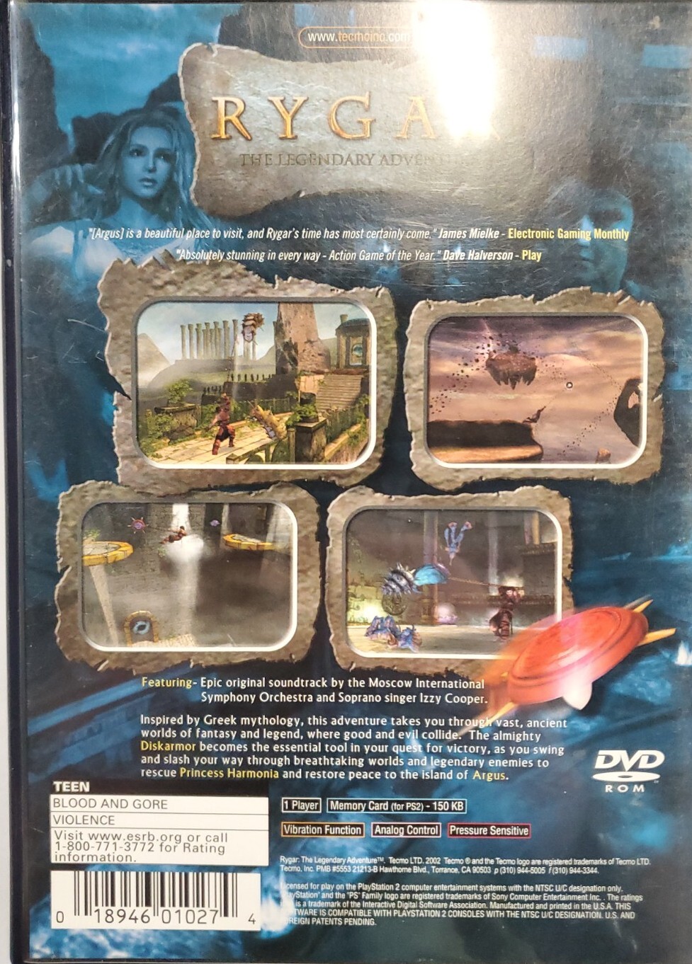 Rygar Playstation 2 PS2 Complete -- S2G -- | eBay