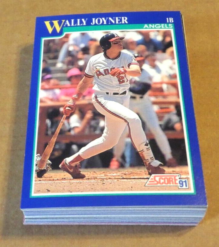 California Angels Wally Joyner 1991 Score With Rookie and Traded Team ...