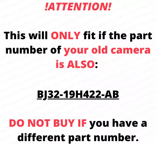 BJ32-19H422-AB Range Rover Evoque Reverse Parking Camera LR025912 L538 ...