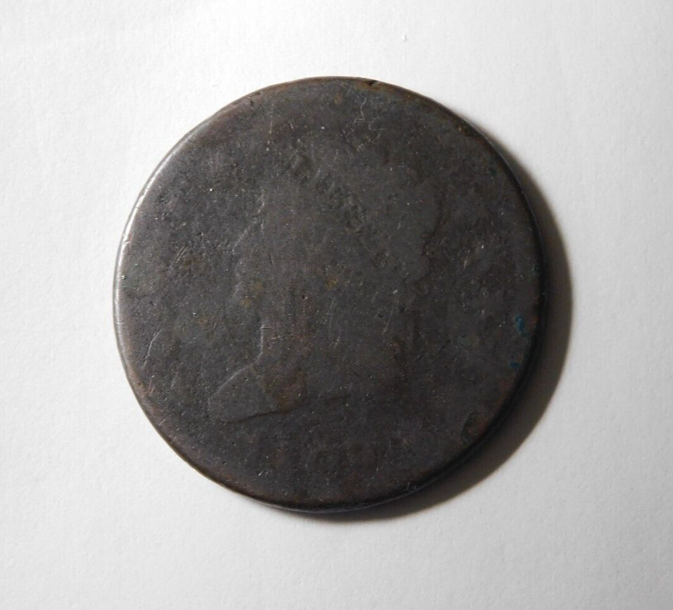 VERY SCARCE !!!!!!!!!!!!!!1809 CLASSIC HEAD LARGE CENT AG - G CHOCOLATE ...