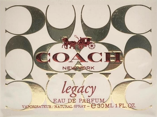 COACH LEGACY EAU DE PARFUM SPRAY FOR WOMEN 1.0 Oz / 30 ml DISCONTINUED ...
