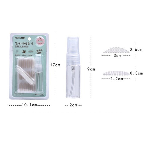 120pcs Natural Eye-Lift Mesh-Lace Invisible Double-Fold Eyelid Stic-va ...