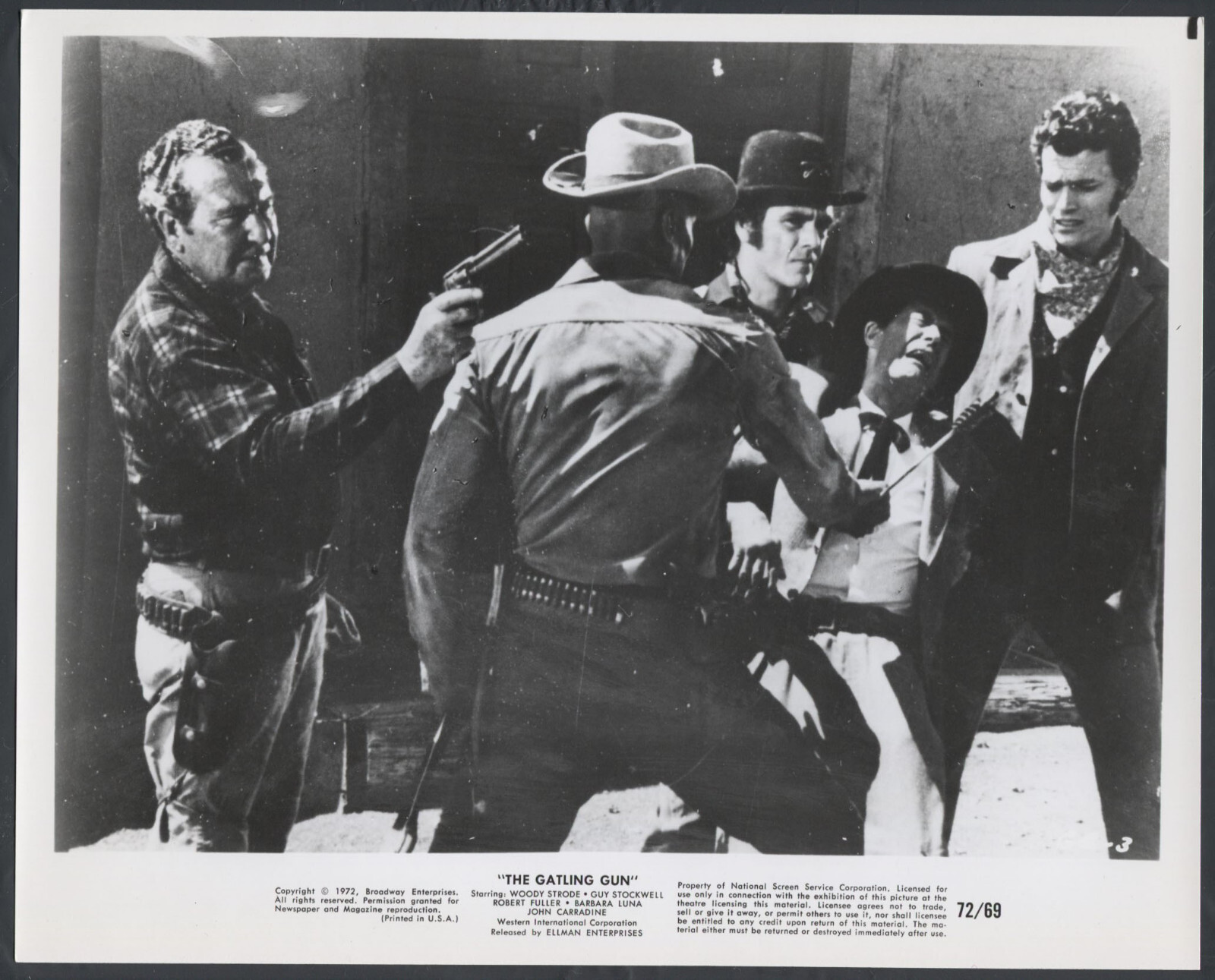 @Col The Gatling Gun ’72 PHIL HARRIS ROBERT FULLER JOHN CARRADINE ...