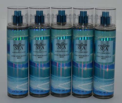 5 NEW BATH & BODY WORKS ENDLESS SEA FINE FRAGRANCE MIST SPRAY 8 OZ ...