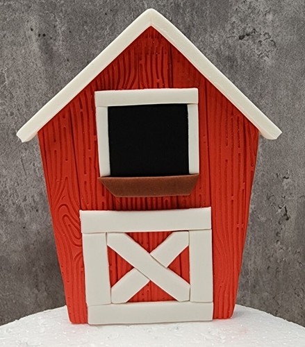 Edible Fondant BARN or Farm House Cake Topper! 16cm Tall | eBay