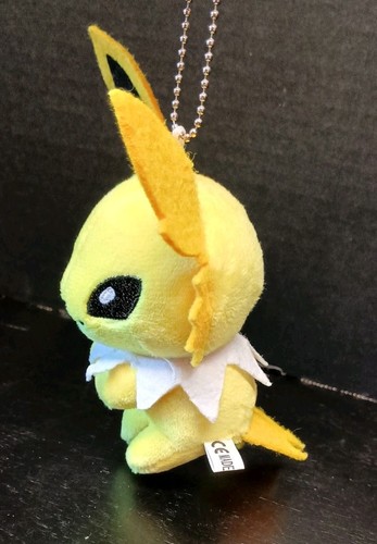 Pokemon Plush Jolteon Eevee Evolution 2017 With Backpack Keychain Chain ...
