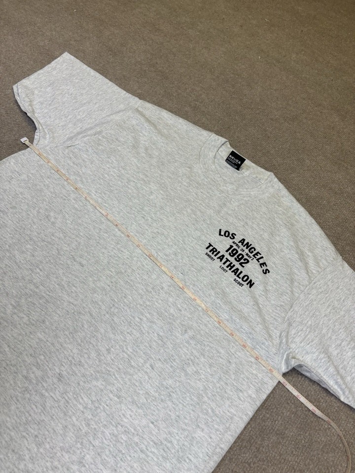 Vintage 90s Los Angeles Triathlon Shoot Loot Scoot T Shirt Size XL LA ...