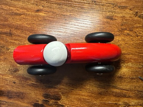 Vintage Vilac Race Car Toy Wood Red Lacquer NO 2 A049130 | eBay