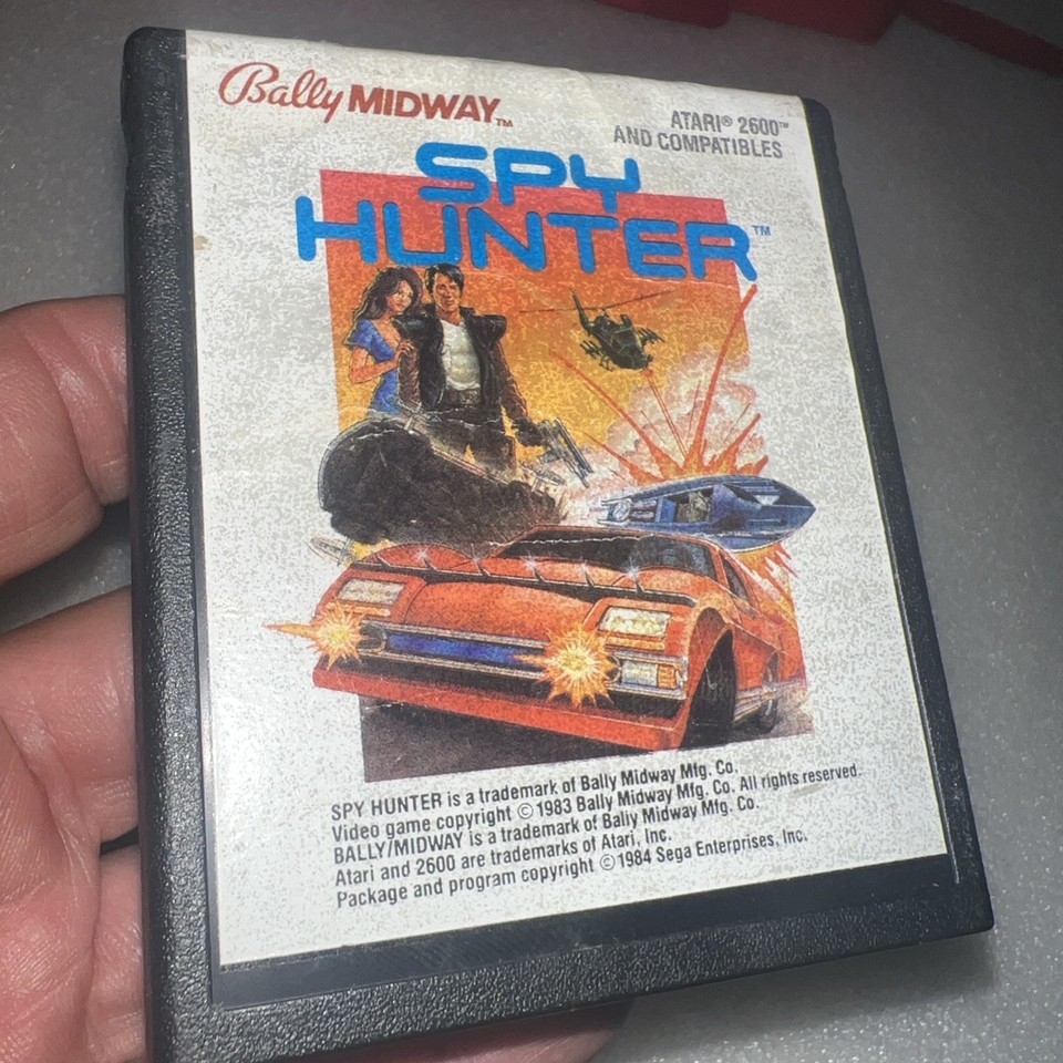Spy Hunter (Atari 2600, 1984) Authentic - Tested Rare Midway Bally Rare ...