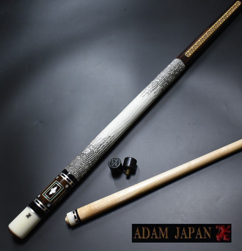 Vintage old LEGEND ADAM Cue A/H-SP special 70s 18T Joint Pool Billiard ...