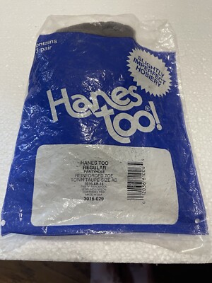 HANES TOO REGULAR PANTYHOSE SLIGHTLY IMPERFECT PKG/3 TOWN TAUPE SIZE AB ...