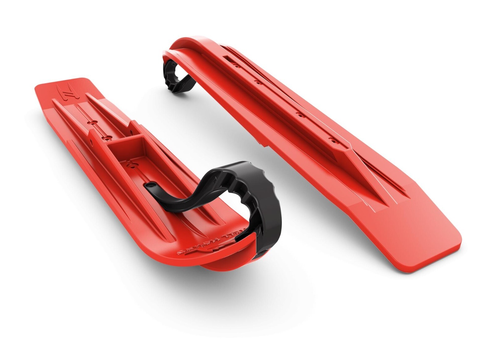 HONDA RED ATV SKIS - SlyDog Skis w/Loops & Carbides for ATSki ...