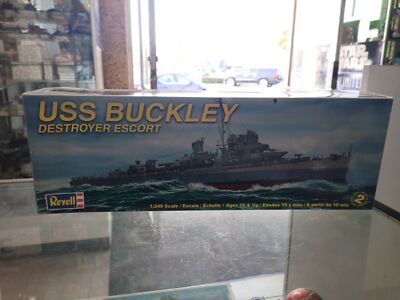 Revell #85-3013 USS Buckley Destroyer Escort 1:249 Scale Model Sealed ...