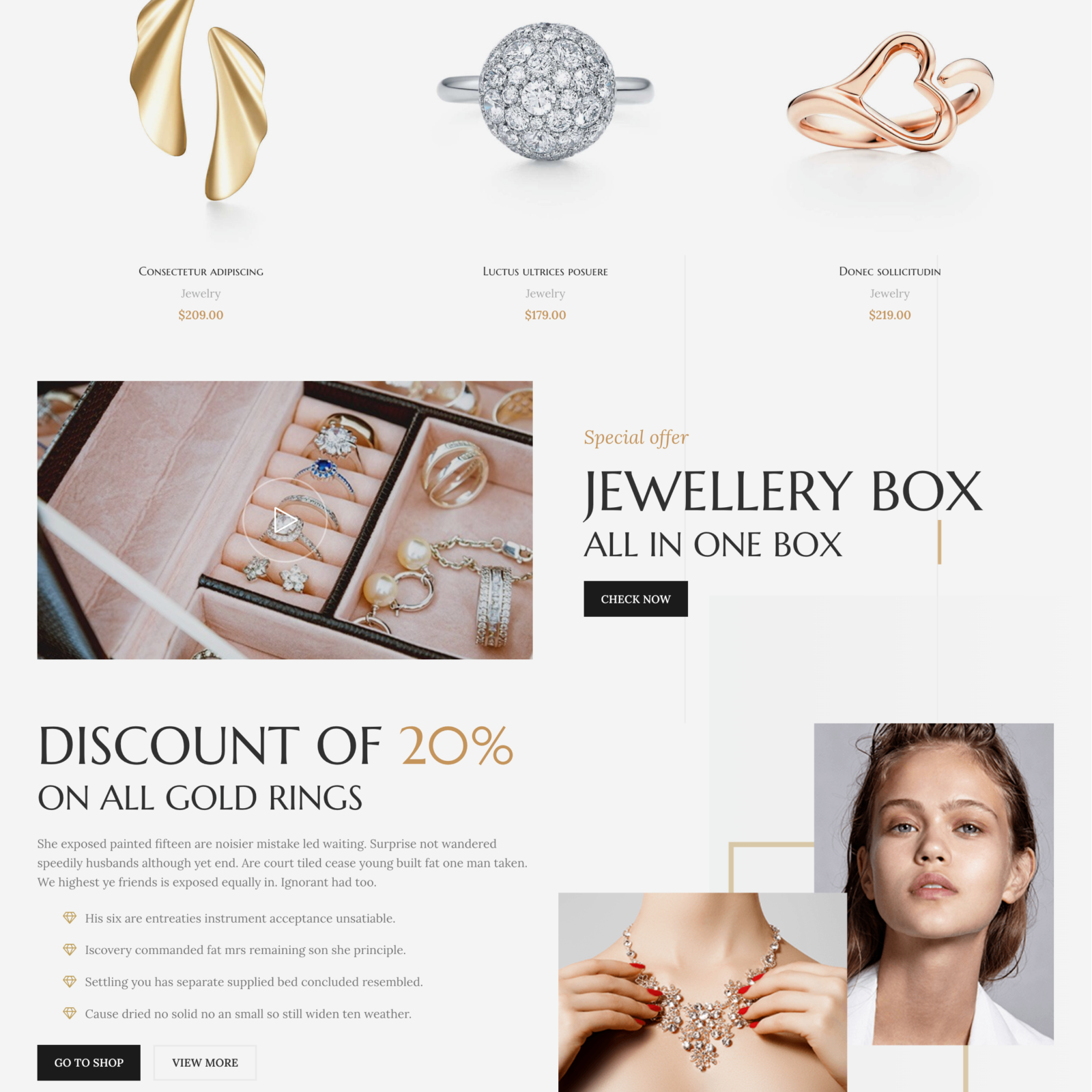 Jewellery Shop Website Design with Free VPS Web Hosting and ...