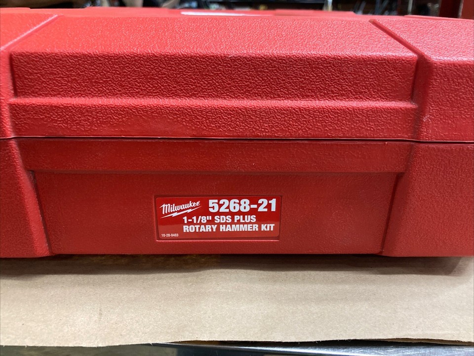 Milwaukee 1-1/8 in. Corded SDS-Plus Rotary Hammer 5268-21 Free Shipping ...