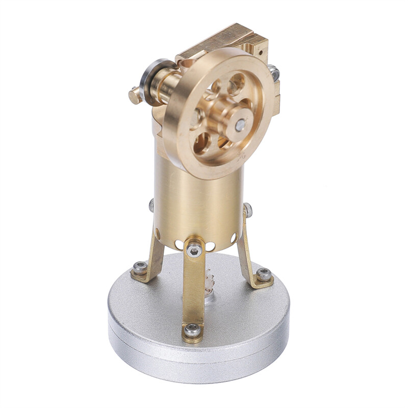 ENGINEDIY S06 Mini Retro Vertical Brass Steam Engine Model Toy | eBay