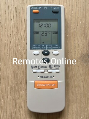 Fujitsu Air Conditioner Remote Control AR-JW1, AR-JW3, AR-JW11, AR-HG1 ...
