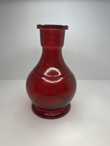 Mitsuba Ruby Red Glass Vase - Vintage Glass | eBay