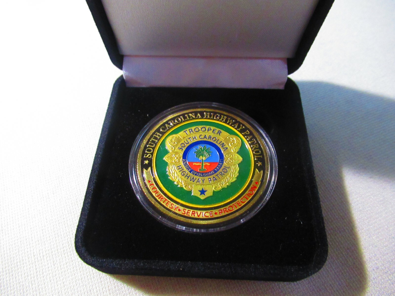 SOUTH CAROLINA HIGHWAY PATROL Challenge Coin w/ Presentation Box | eBay