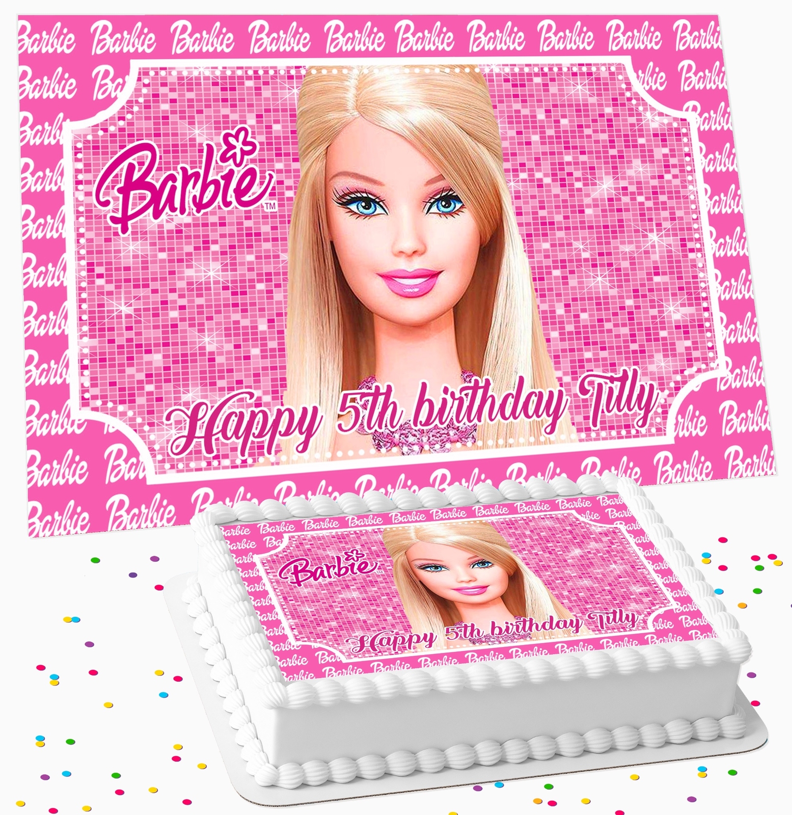 CUSTOM BIRTHDAY PERSONALISED ICING EDIBLE COSTCO CAKE TOPPER R3-669 | eBay