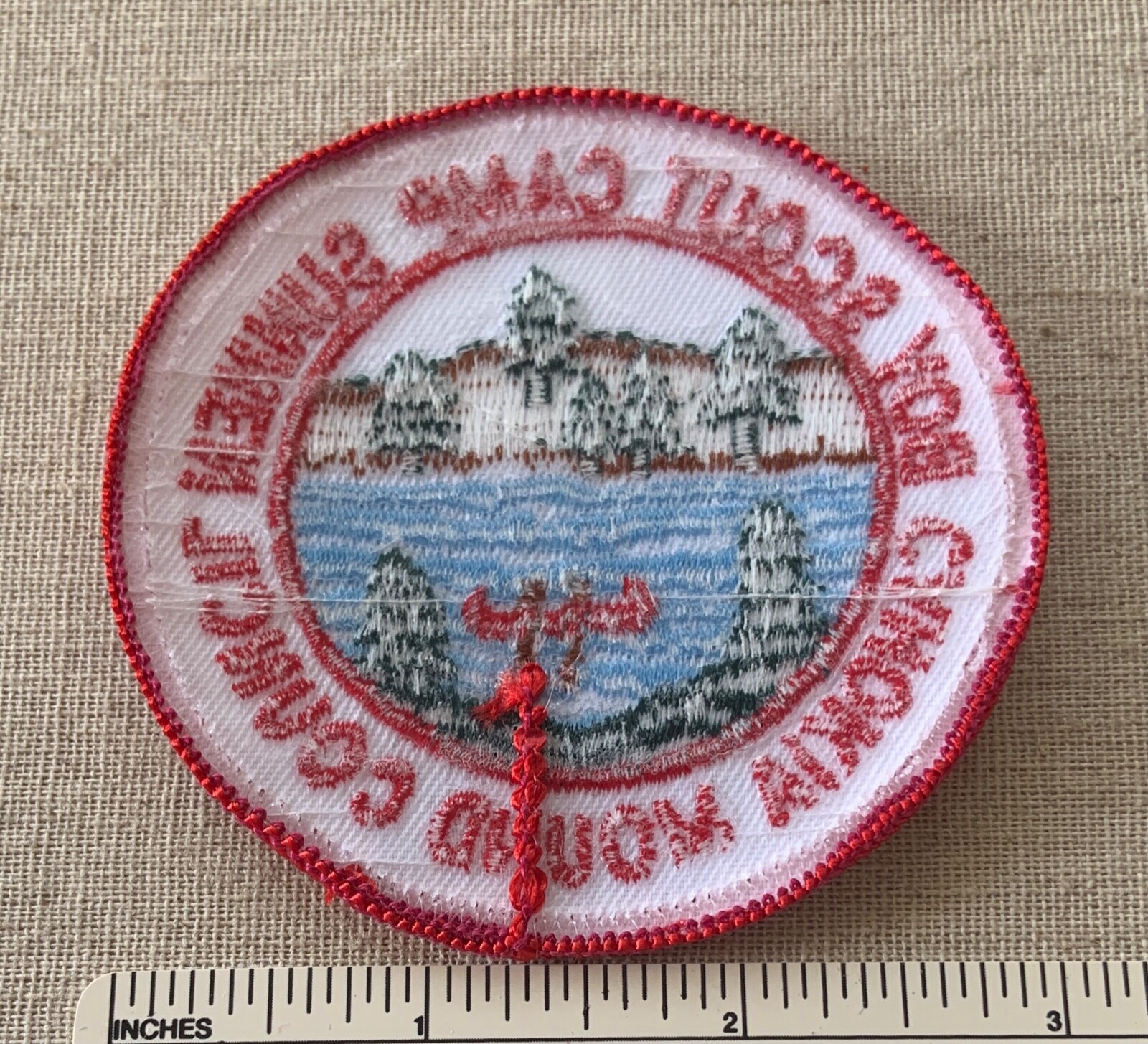 NOS CAMP SUNNEN Boy Scout Uniform Badge PATCH Cahokia Mound Council BSA ...