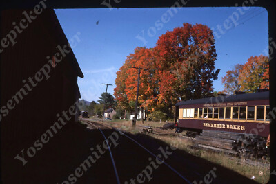 SL00 Original Slide 1978 Railroad RR Train " remember baker " car 994a ...