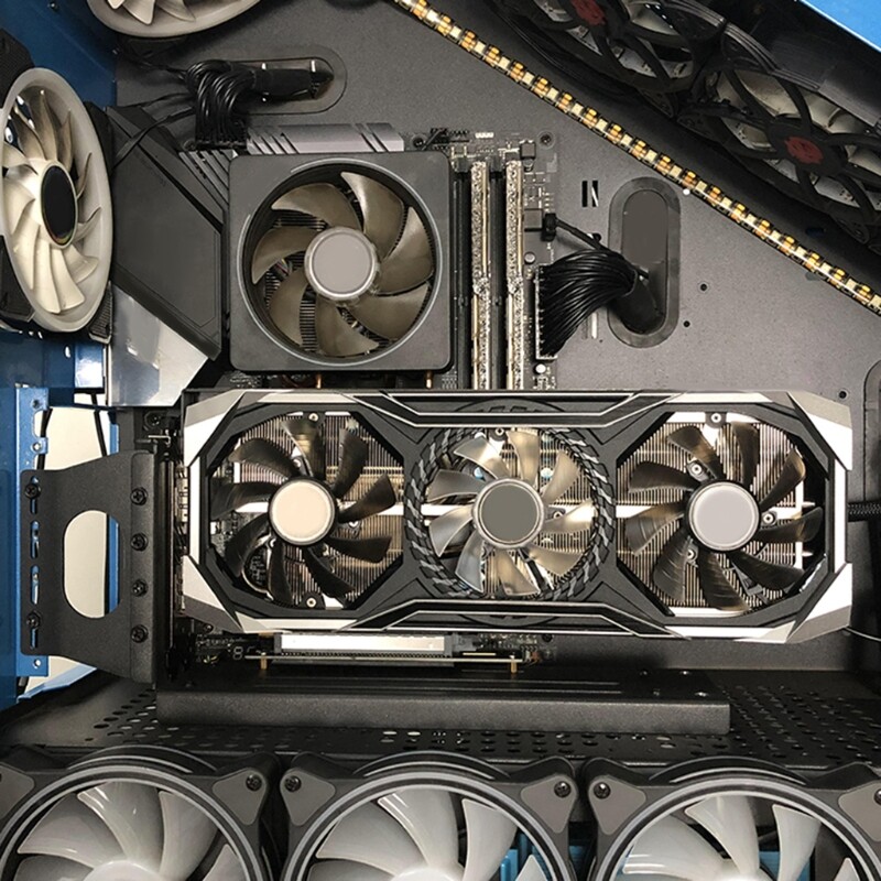 GPU Extension Holder PC PCIe3.0 Vertical VGA Card Bracket Graphics ...