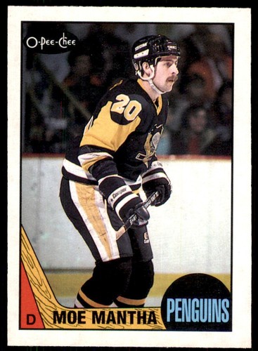 1987-88 O-Pee-Chee Moe Mantha . Pittsburgh Penguins #51 | eBay