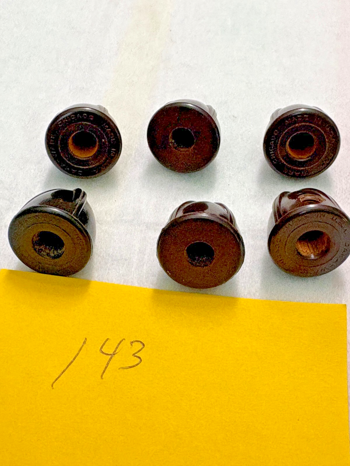 6 Bullet / cone shaped multiple brands Vintage Radio Knobs for - Lot ...