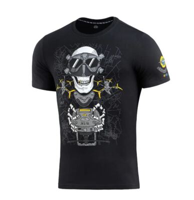Ukrainian T-shirt FPV Drone Operator Skull T-shirt | eBay