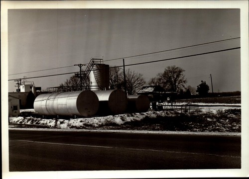 Vintage Photograph Yellow Springs Ohio Rural Landscape and Storage ...