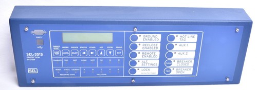 Schweitzer Eng Labs SEL-351S Relay Meter Control Fault Locator Front ...