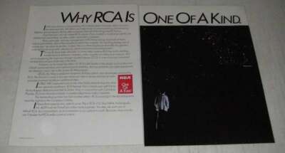 1984 RCA Corporation Ad - Why One of a Kind | eBay