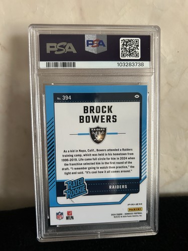 2024 Panini Donruss - Rated Rookie Brock Bowers Red Pandora (RC) | eBay