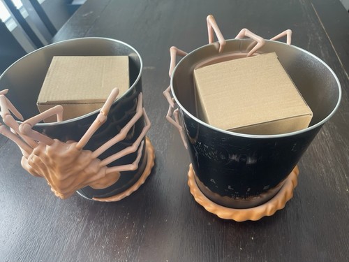 Alien Romulus Popcorn Bucket - Facehugger Amc Exclusive and 2 Cocktail ...