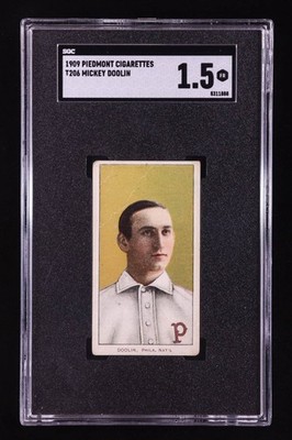 Mickey Doolin 1909-11 T206 #139 Portrait (SGC 1.5) | eBay
