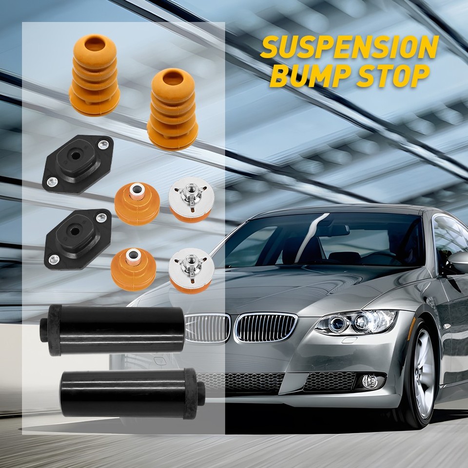 Rear Upper Lower Shock Mounts Grommets&Bump Stops Kit For BMW E88 E90 ...