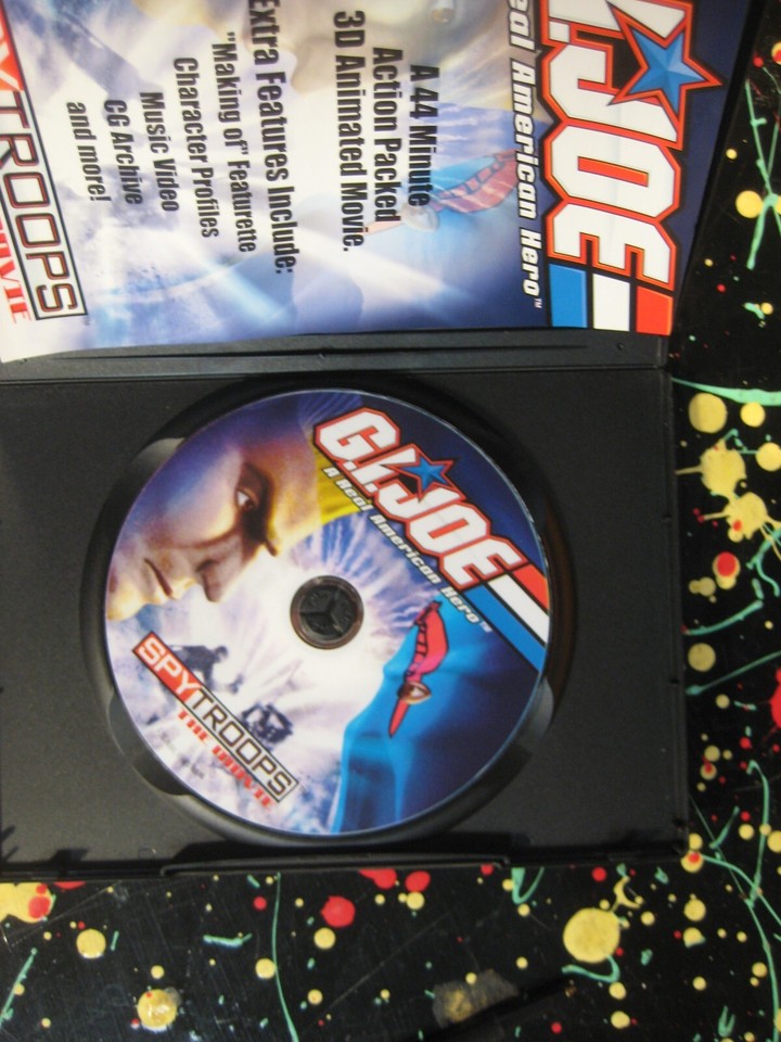 GI Joe Real American Hero Spy Troops The Movie DVD | eBay