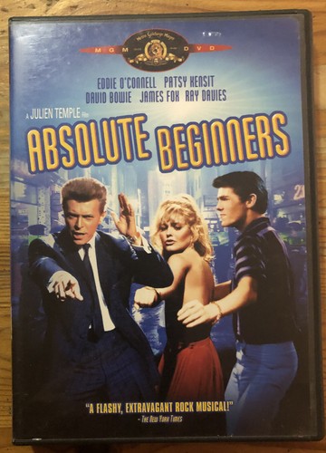 Absolute Beginners EX RENTAL DVD David Bowie Ray Davies Eddie O'Connell ...