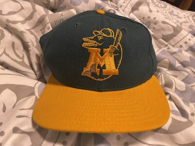 Vtg 🌟 New Era DuPont Visor Madison Muskies Minor League Baseball S/M ...