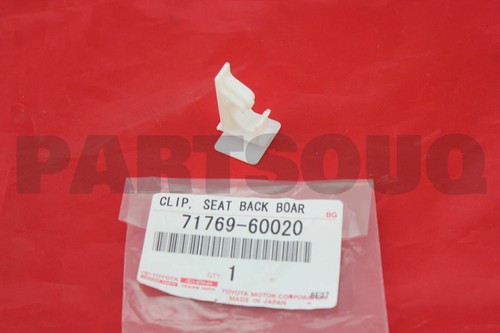 7176960020 Genuine Toyota CLIP, FRONT SEAT BACK BOARD 71769-60020 | eBay