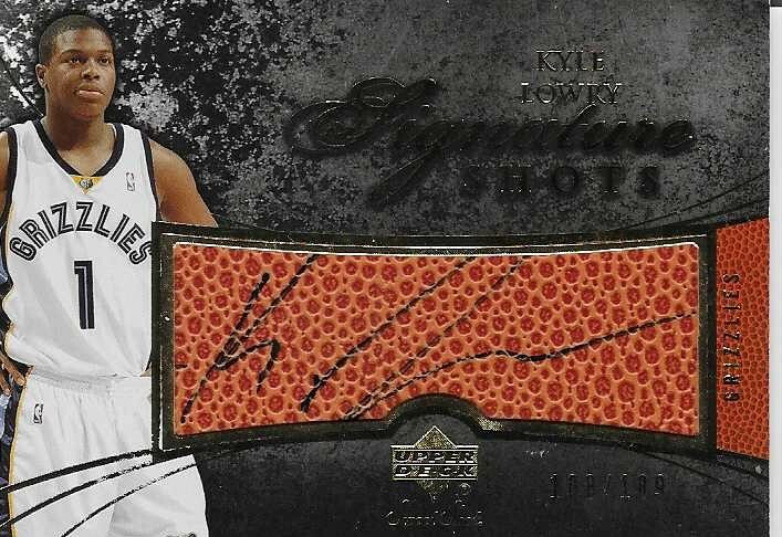 Kyle Lowry RC Upper Deck Signature Shots Autograph 108/189 | eBay