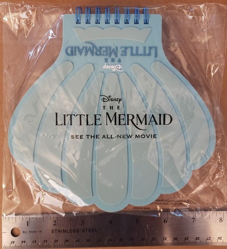 Disney The Little Mermaid Clam Shaped PROMO spiral notebook | eBay