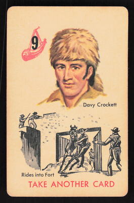 1954 Ed U Cards Davy Crockett Deck 2 Davy Rides into Fort Card TCCCX | eBay