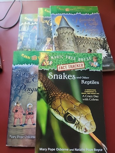 Magic Tree House 6, 30,40,42 And Snakes And Other Reptiles Lot Of 5 | eBay