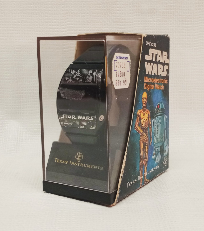 Star Wars 1977 Texas Instruments Digital Wrist Watch & Box | eBay