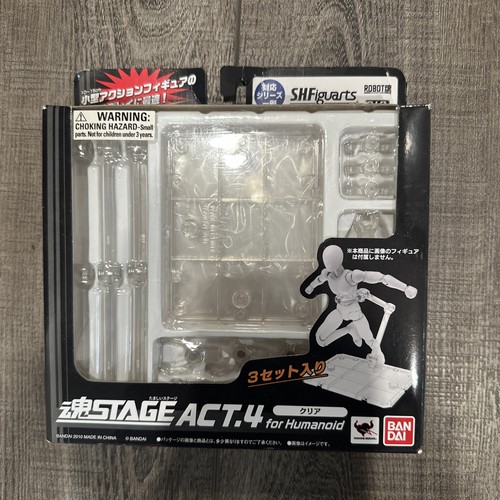 Bandai TAMASHII NATIONS Stage Act. 4 for Humanoid Stand Support (Clear ...